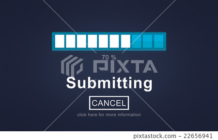 Submitting Online Internet Loading Progress...-插圖素材 [22656941] - PIXTA圖庫