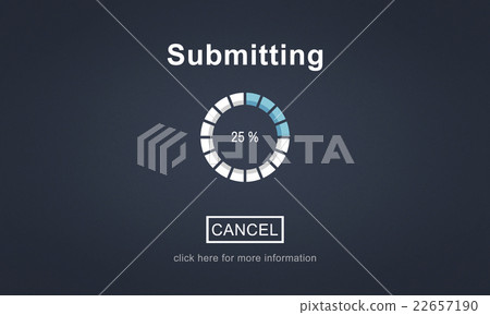 Submitting Online Internet Loading Progress... - Stock Illustration ...