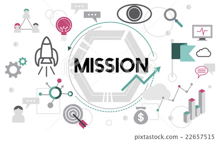 Mission Motivation Aim Target Vision Concept - Stock Illustration ...