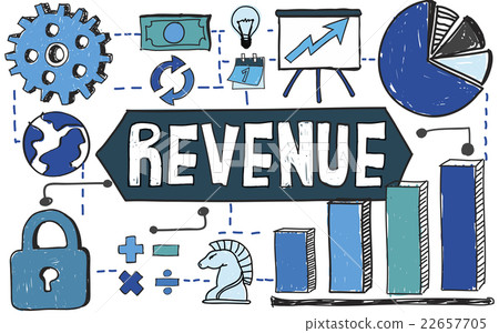 Revenue Income Profit Financial Economy Money... - Stock Illustration ...