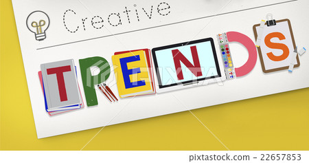 Trends Design Modern Trendy Fashion Concept - Stock Illustration ...