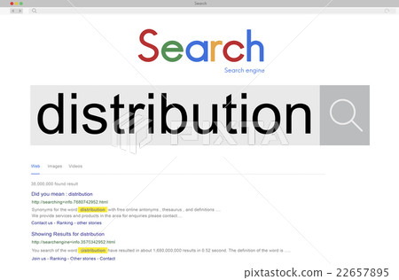 Distribution Distribute Distributed Distributer... - Stock Illustration ...