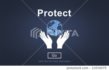 Protect Saving Security Safety Prevention... - Stock Illustration ...