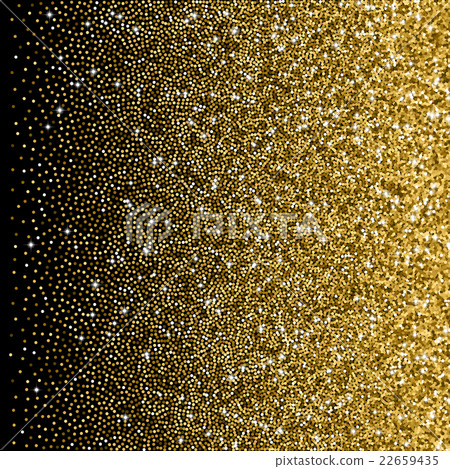 Glitter golden gradient with scattered sparkles - Stock Illustration ...