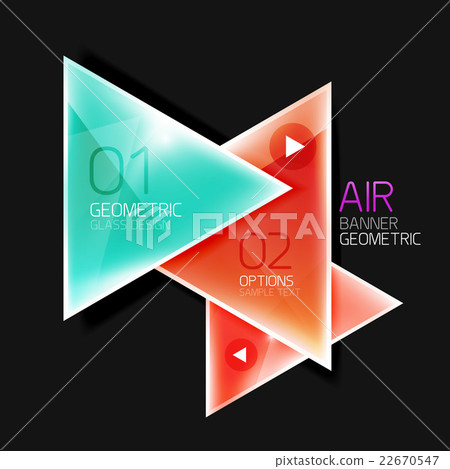 Shiny triangle abstract background-插圖素材 [22670547] - PIXTA圖庫