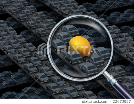 Driving A Lemon Car Concept - Stock Illustration [22673997] - PIXTA