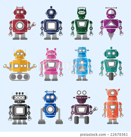 Robotics Technology System Icon Vector Concept - Stock Illustration ...