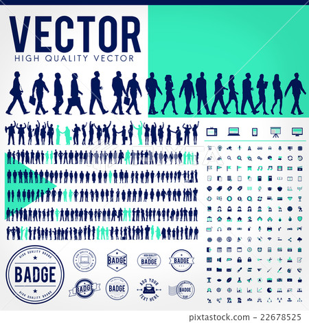 Vector Business People Corporate Company Concept - Stock Illustration ...
