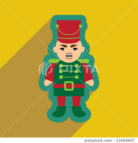 flat icon with long shadow Nutcracker boy - Stock Illustration [22688607] - PIXTA