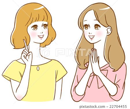 Female conversation - Stock Illustration [22704455] - PIXTA