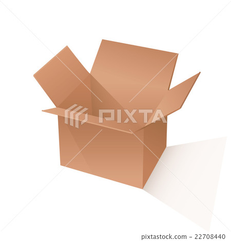brown box packaging. vector illustration - Stock Illustration [22708440 ...