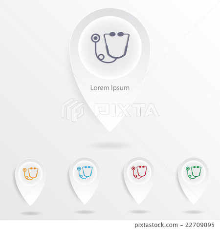 Infographic Abstract medical pointer - Stock Illustration [22709095 ...