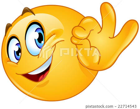 Ok sign emoticon - Stock Illustration [22714543] - PIXTA