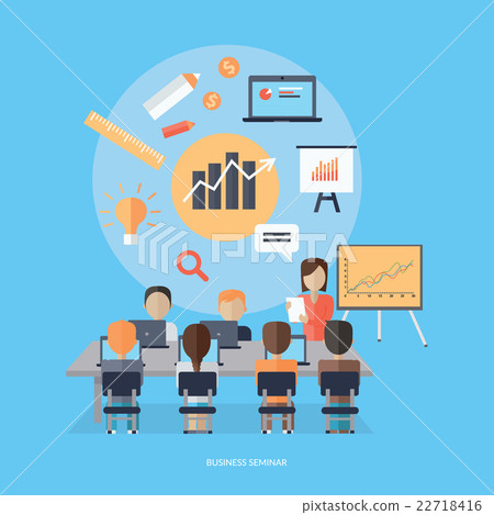 Business Seminar Concept - Stock Illustration [22718416] - PIXTA