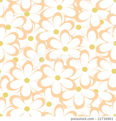 Seamless pattern. Vector illustration with flowers - Stock Illustration ...
