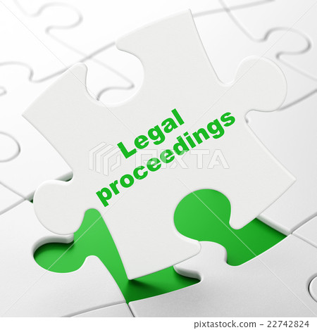 Law concept: Legal Proceedings on puzzle - Stock Illustration [22742824 ...