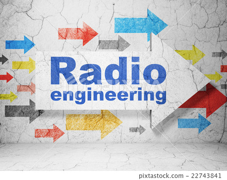 Science concept: arrow with Radio Engineering on-插圖素材 [22743841] - PIXTA圖庫