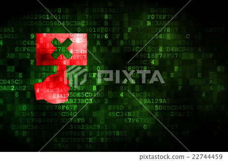 Politics concept: Protest on digital background - Stock Illustration ...