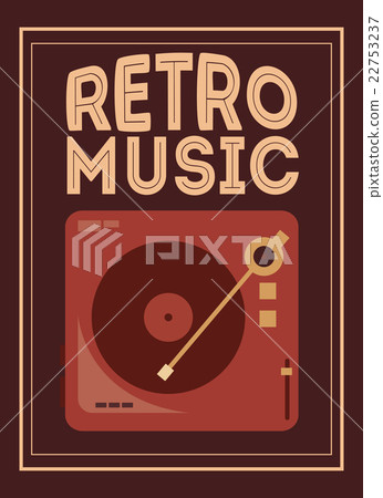 retro music, poster design, vector illustration - Stock Illustration ...