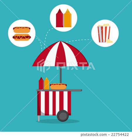 Circus food design - Stock Illustration [22754422] - PIXTA