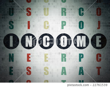 Finance concept: Income in Crossword Puzzle - Stock Illustration ...