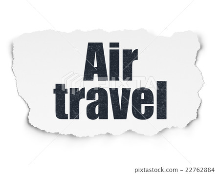 Tourism concept: Air Travel on Torn Paper - Stock Illustration ...