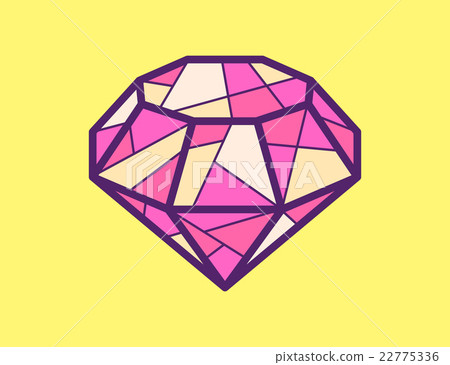 Vector illustration of red ruby - Stock Illustration [22775336] - PIXTA
