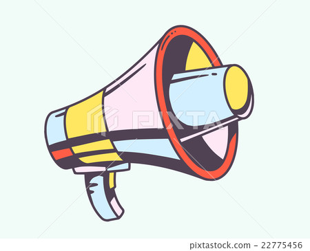 Vector illustration of loudspeaker - Stock Illustration [22775456] - PIXTA