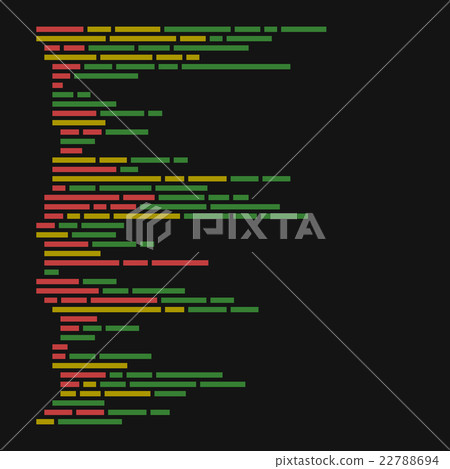 Program Code Listing, Abstract Programming - Stock Illustration [22788694] - PIXTA