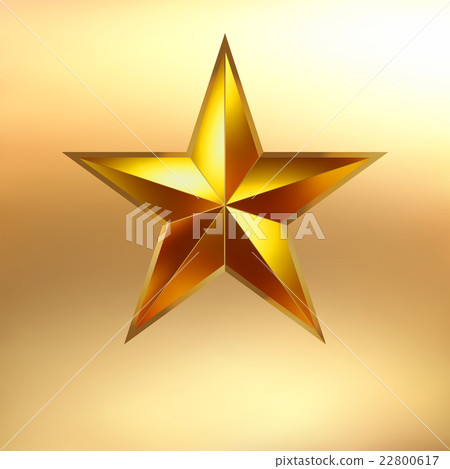 Illustration of a Gold star background. EPS 8 - Stock Illustration ...
