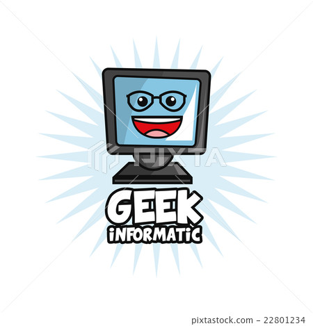 Geek design, identity concept, vector illustration - Stock Illustration ...