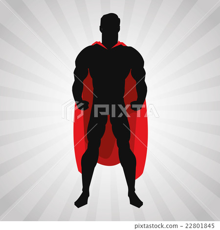 Draw of Superhero cartoon, vector illustration - Stock Illustration ...