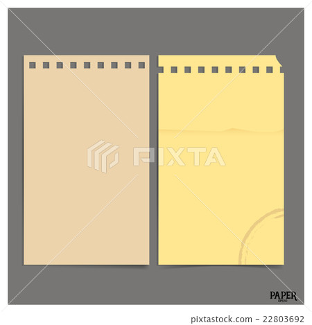 Collection of old paper sheet, ready for your... - Stock Illustration ...