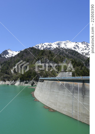Stock Photo: dam, arched concrete dome, hydroelectric - Stock Image ...