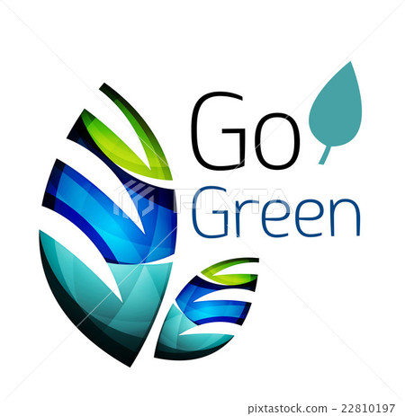 Go green nature concept - Stock Illustration [22810197] - PIXTA