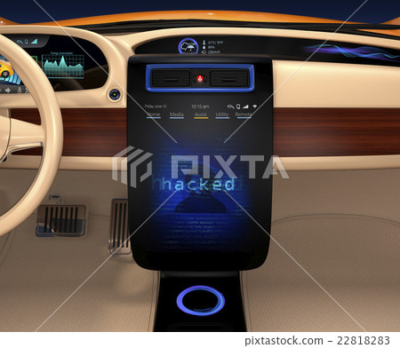 Image of hacked car - Stock Illustration [22818283] - PIXTA