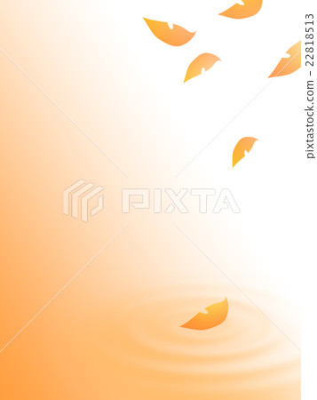 Leaves and ripples - Stock Illustration [22818513] - PIXTA