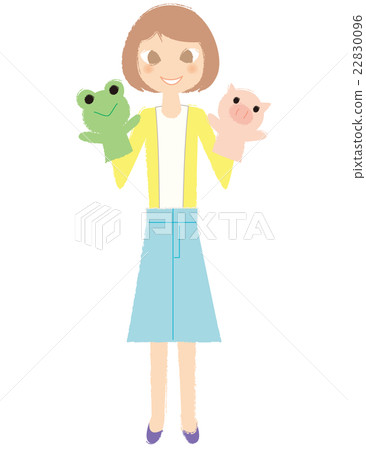 Female puppet - Stock Illustration [22830096] - PIXTA