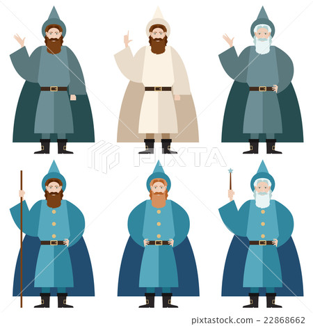 Set of Mages - Stock Illustration [22868662] - PIXTA