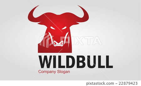 Red wild bull.Red Buffalo.Wild Bull - Stock Illustration [22879423] - PIXTA