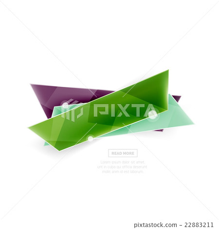Vector geometric shape ad promo banner - Stock Illustration [22883211 ...
