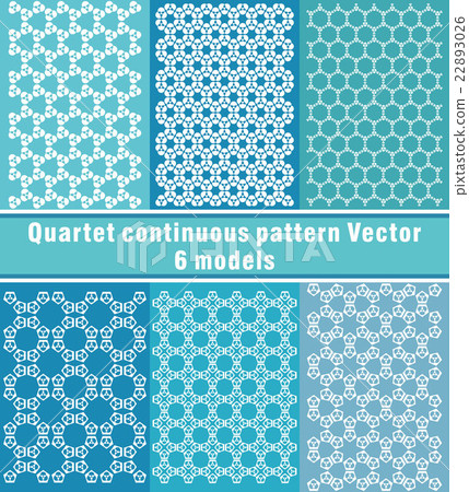 Quartet continuous pattern - Stock Illustration [22893026] - PIXTA