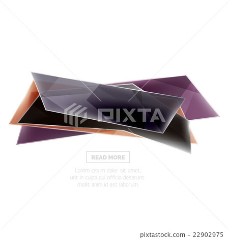Vector geometric shape ad promo banner - Stock Illustration [22902975 ...