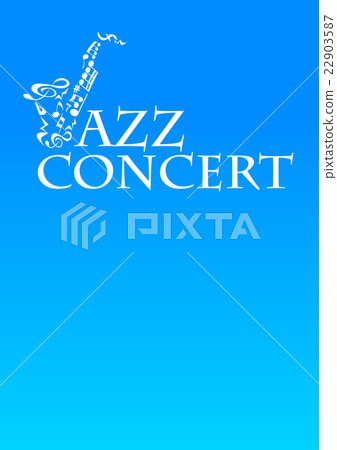 Saxophone _ note _ _ blue - Stock Illustration [22903587] - PIXTA