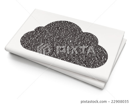 Cloud computing concept: Cloud on Blank Newspaper - Stock Illustration ...