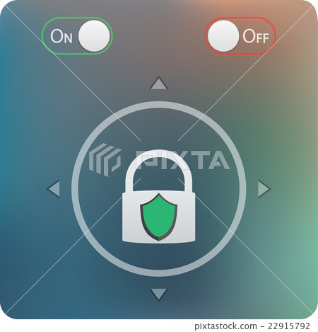 slide to unlock button and on off buttons - Stock Illustration ...