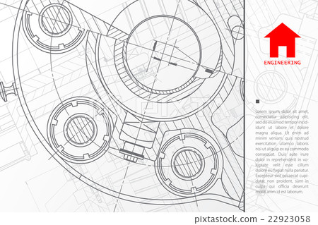 Vector architect background - Stock Illustration [22923058] - PIXTA
