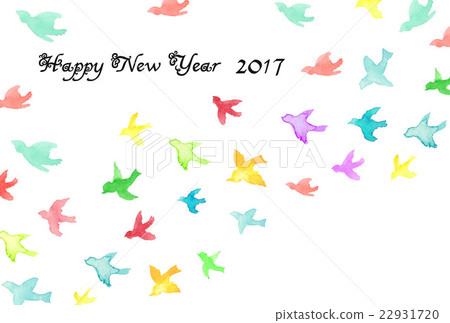 例證新年卡片2017年-插圖素材 [22931720] - PIXTA圖庫