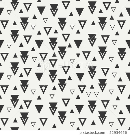 Geometric line monochrome abstract hipster - Stock Illustration ...