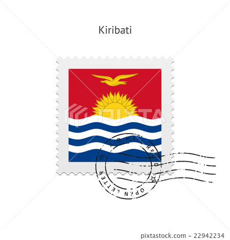 Kiribati Flag Postage Stamp. - Stock Illustration [22942234] - PIXTA